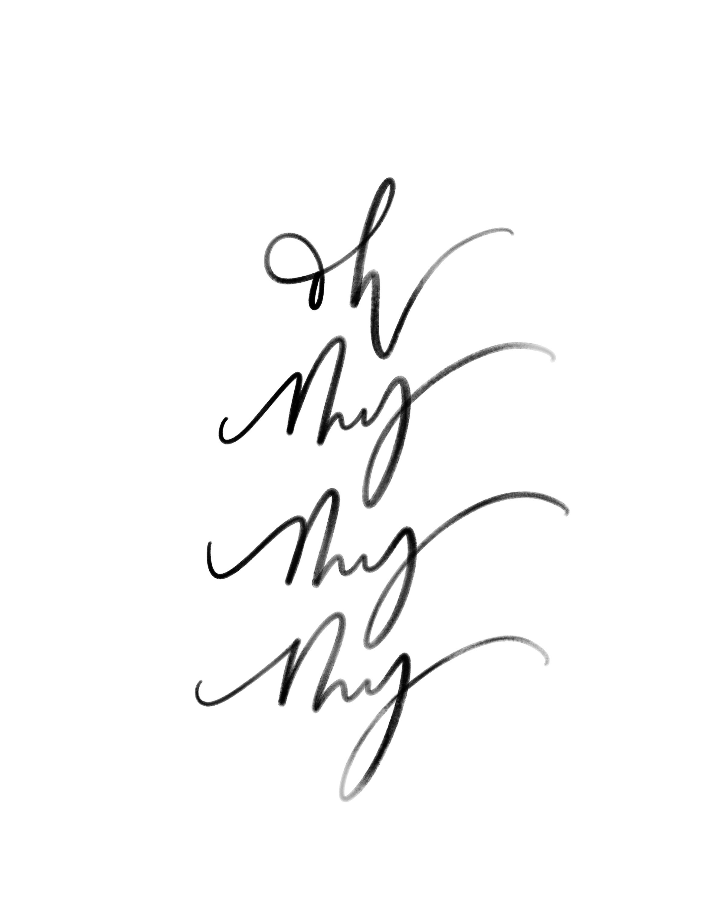 Trove Sivan . Watercolor Lettering Digital Download - Etsy