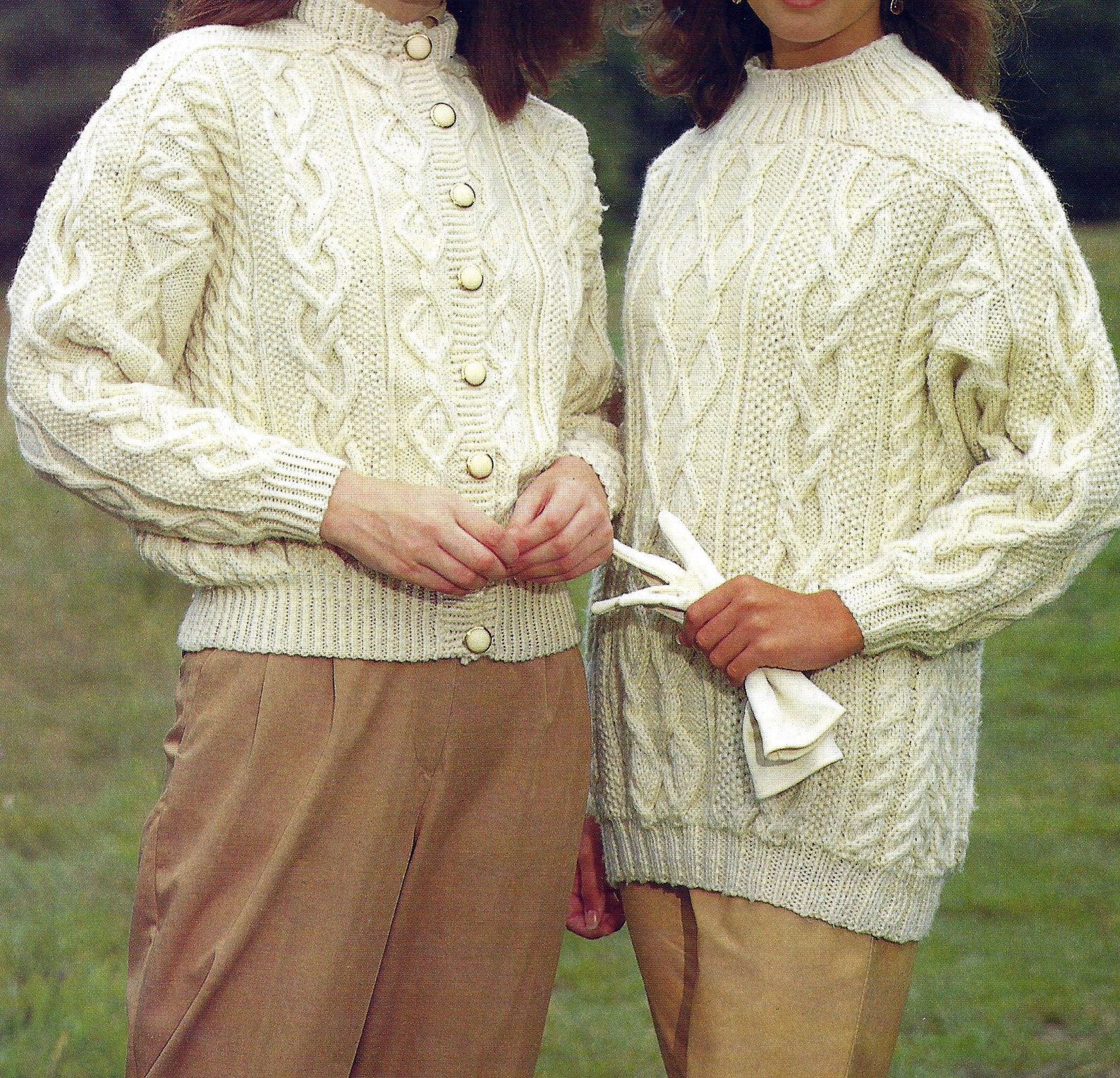 PDF Instant Digital Download Ladies Chunky or Aran Yarn Jacket - Etsy