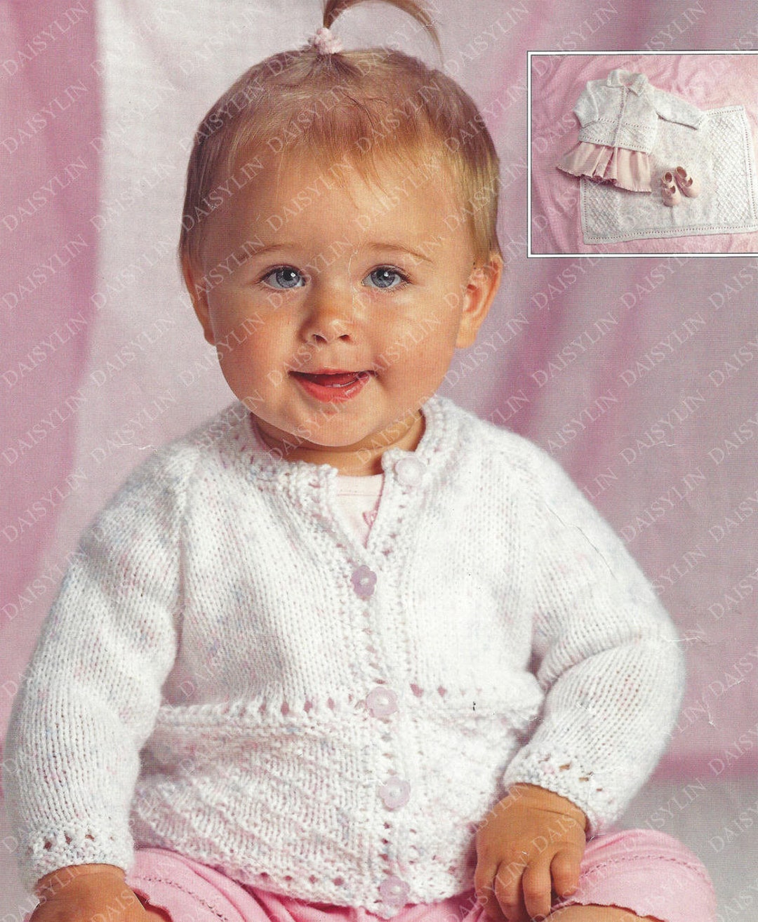 PDF Instant Digital Download Baby Childs Cardigans & Blanket Knitting ...