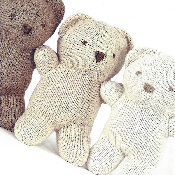 Teddy Knitting Pattern - Etsy UK