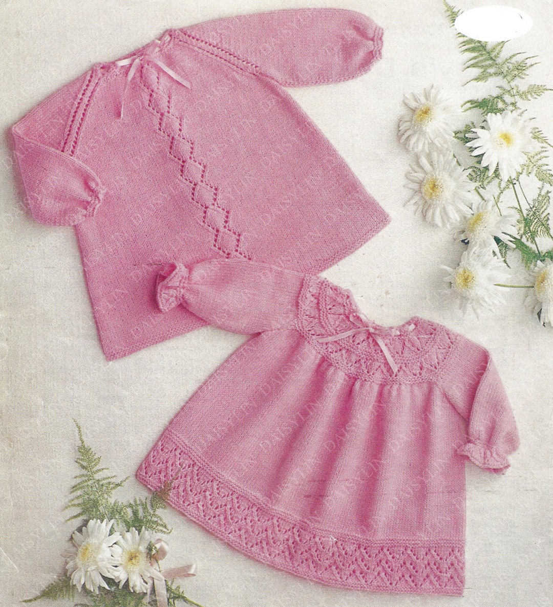 PDF Instant Digital Download Baby 2 Dresses up to 22 Inch 4 - Etsy UK