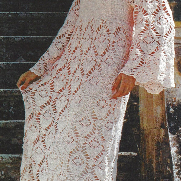 Crochet Wedding Dress Pattern - Etsy