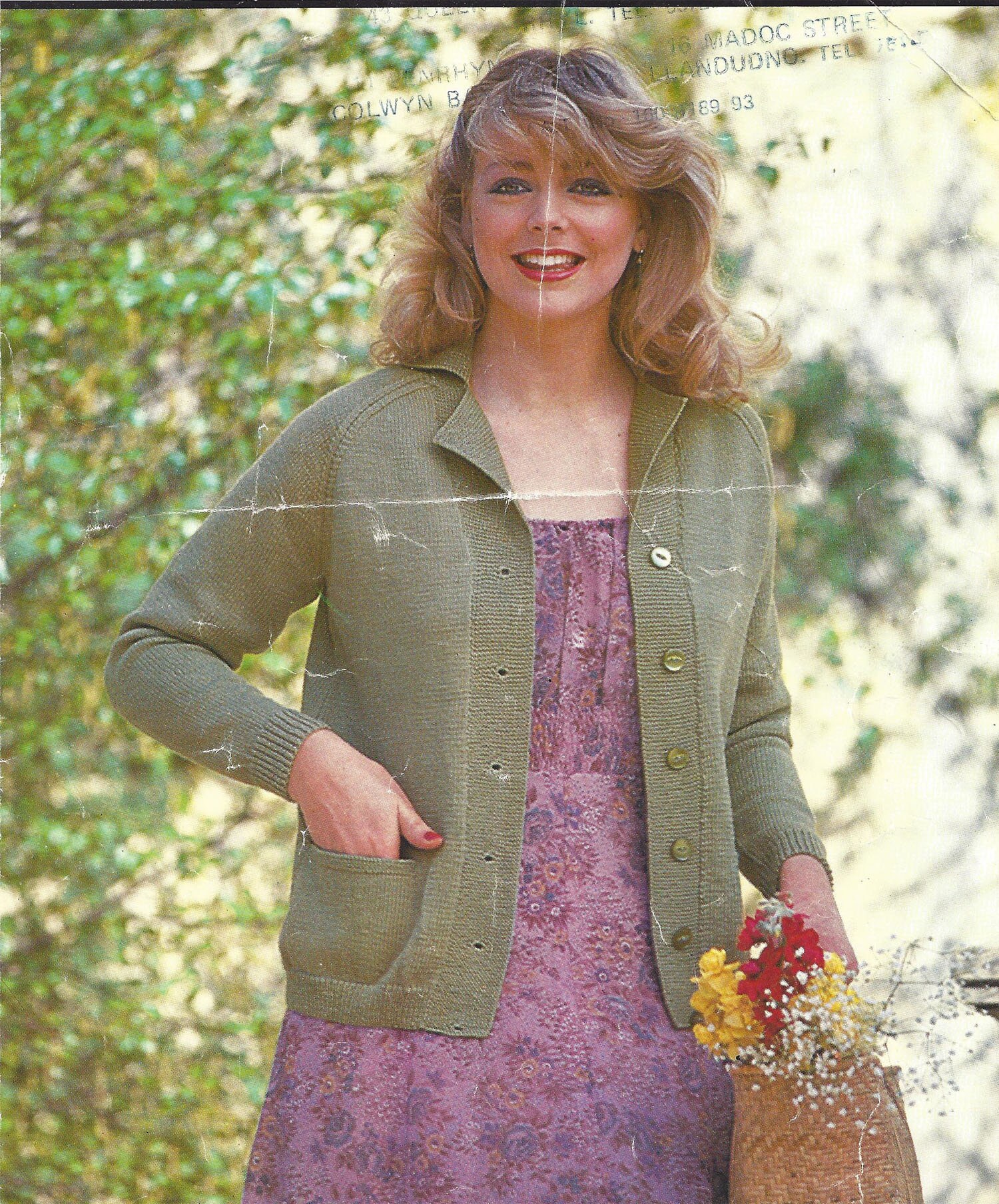 Instant PDF Digital Download ladies easy knit 4 ply jacket | Etsy