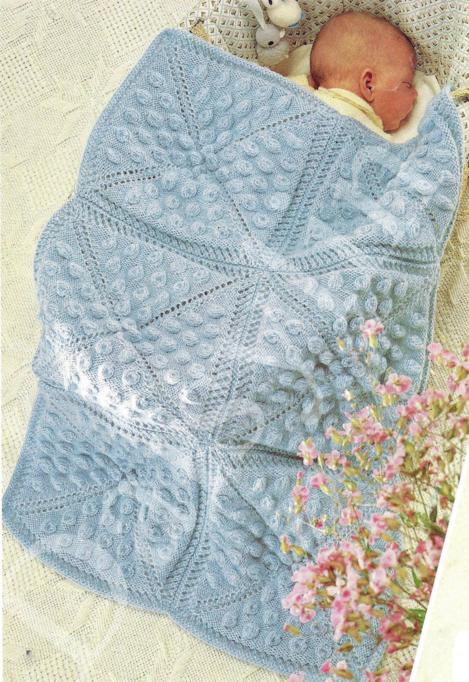 PDF Instant Digital Download Baby Cot Cover Easy Fast Make Knitting ...
