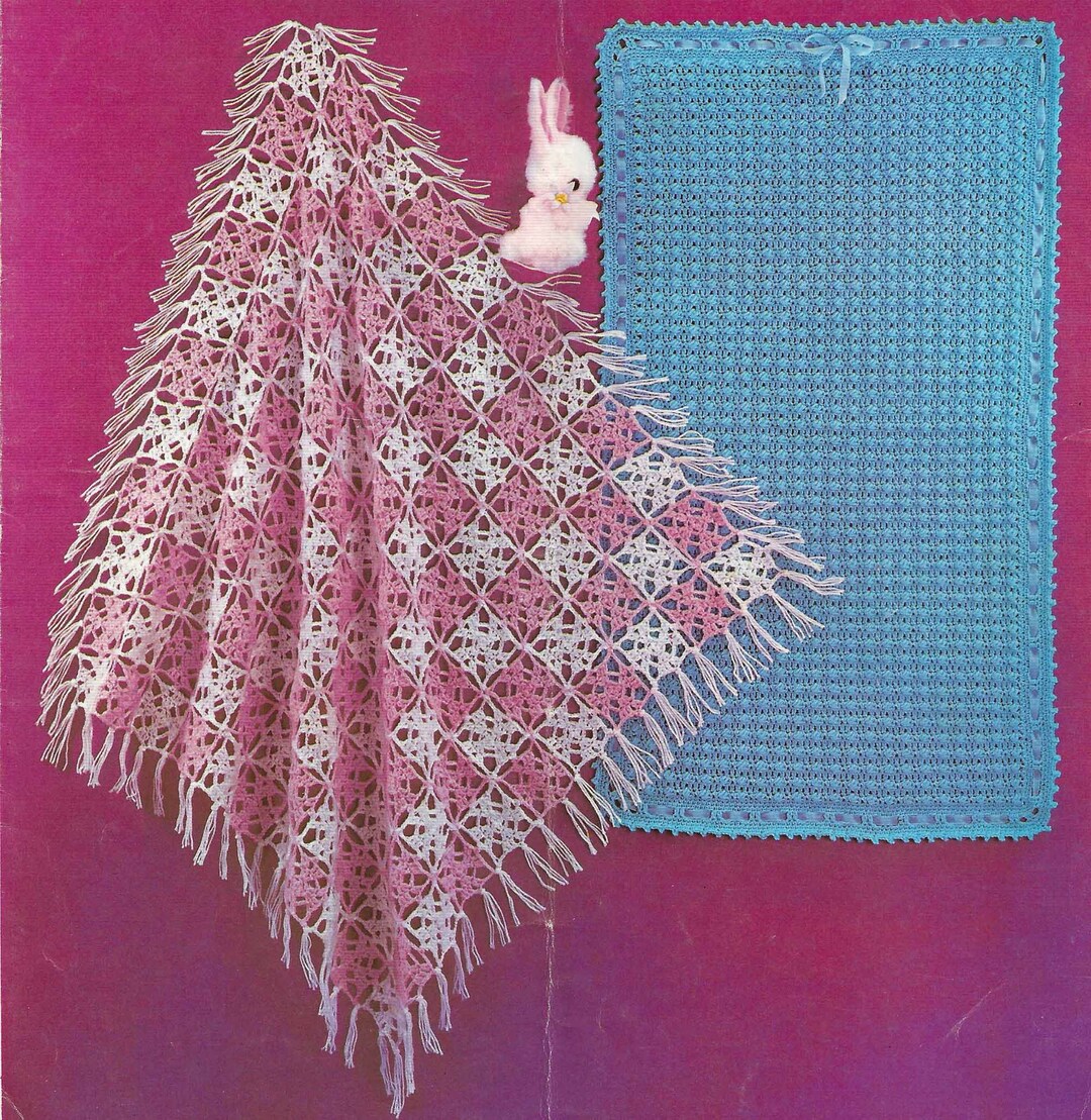 PDF Instant Digital Download Baby Crochet Pram Cover & Shawl Pattern ...