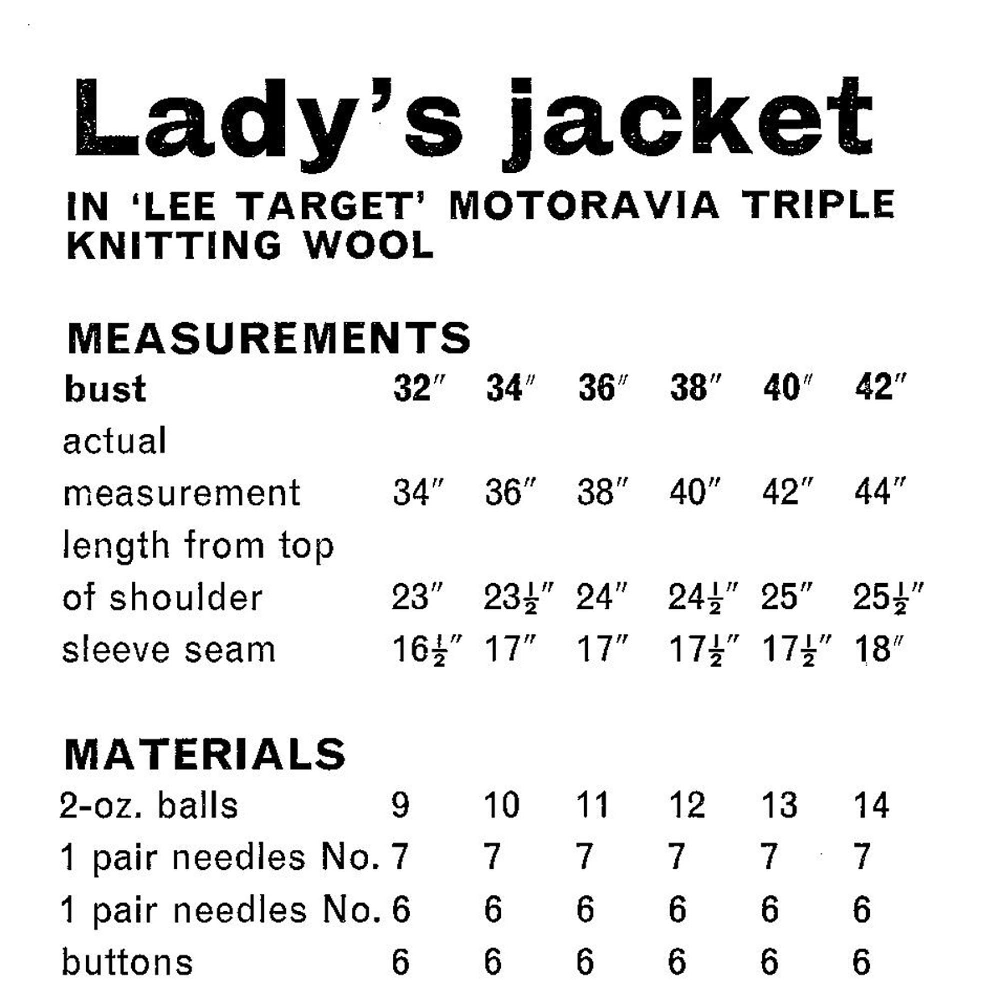 PDF Instant Digital Download Ladies Easy Knit Triple Knitting Wool ...