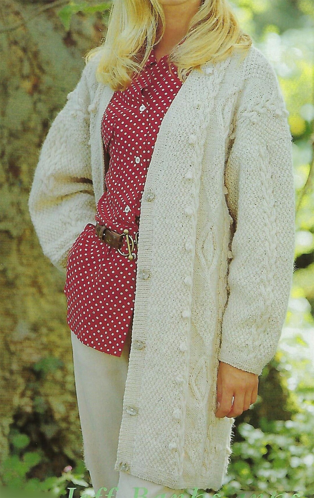 Instant PDF Digital Download Ladies Long Length Coat Jacket Cardigan ...