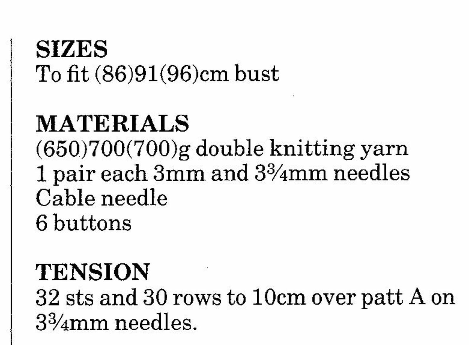 PDF Instant Digital Download Ladies Classic Longline Aran - Etsy