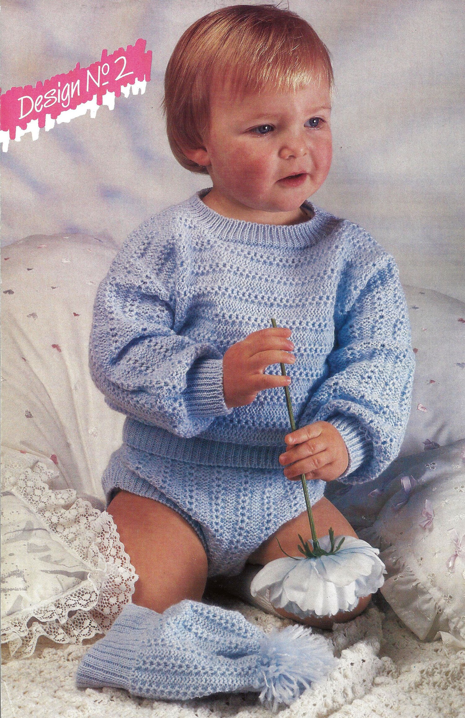 PDF Instant Digital Download Machine Knitting Baby Romper Suit and Hat ...