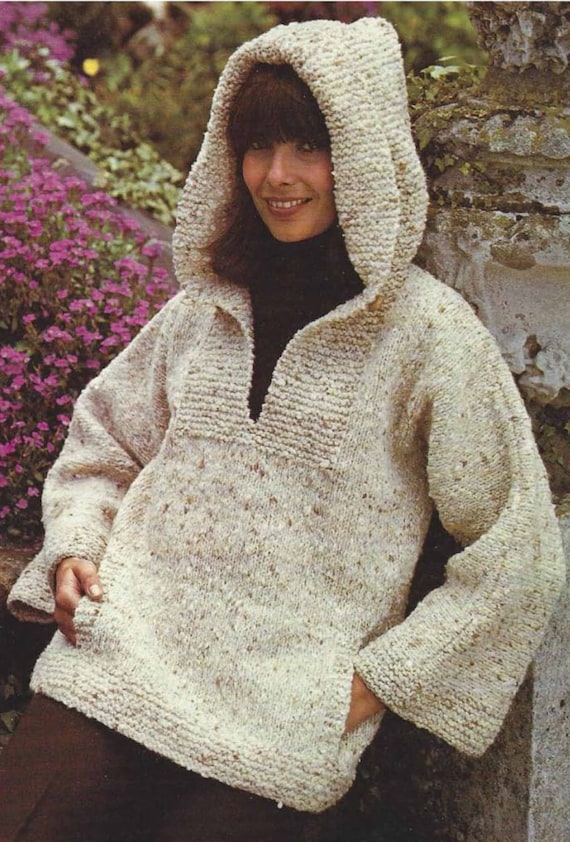 PDF Instant Digital Download Ladies Easy Knit Popover With - Etsy