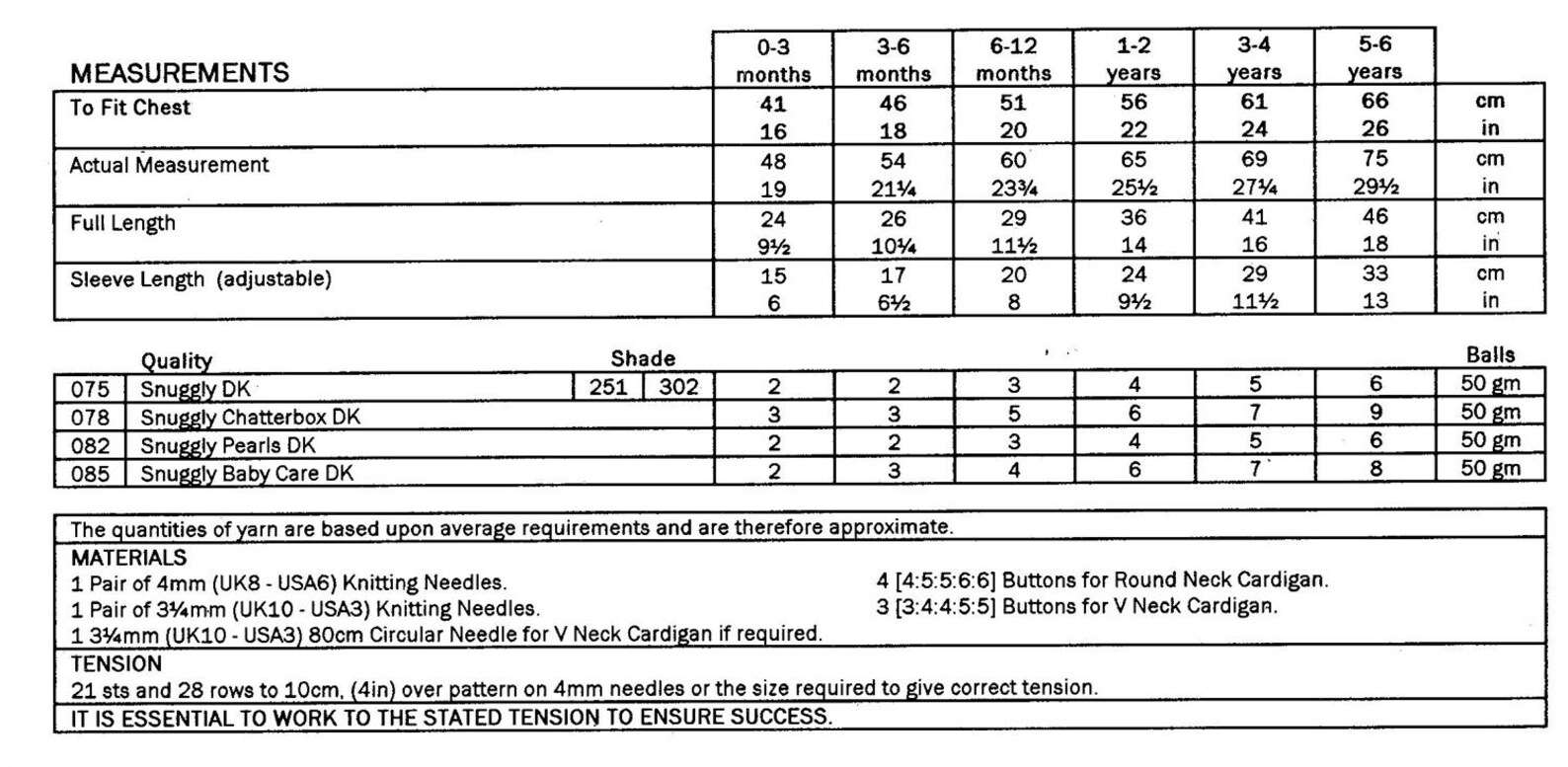 Instant PDF Digital Download Baby Child V and Round Neck - Etsy UK