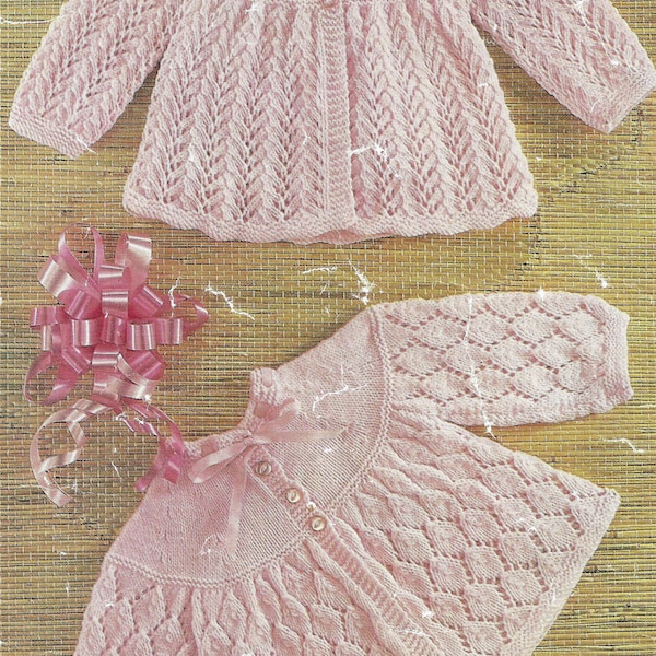 Free Baby Knitting Patterns to Download Matinee Coats - Etsy UK