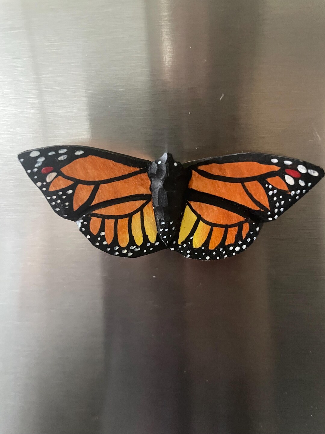 Monarch Butterfly Fridge Magnet Figurine Decoration Art Milkweed Common ...