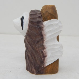 Sloth Figurine Statue Decor Small Animal Sculpture Art Wood Carving ...