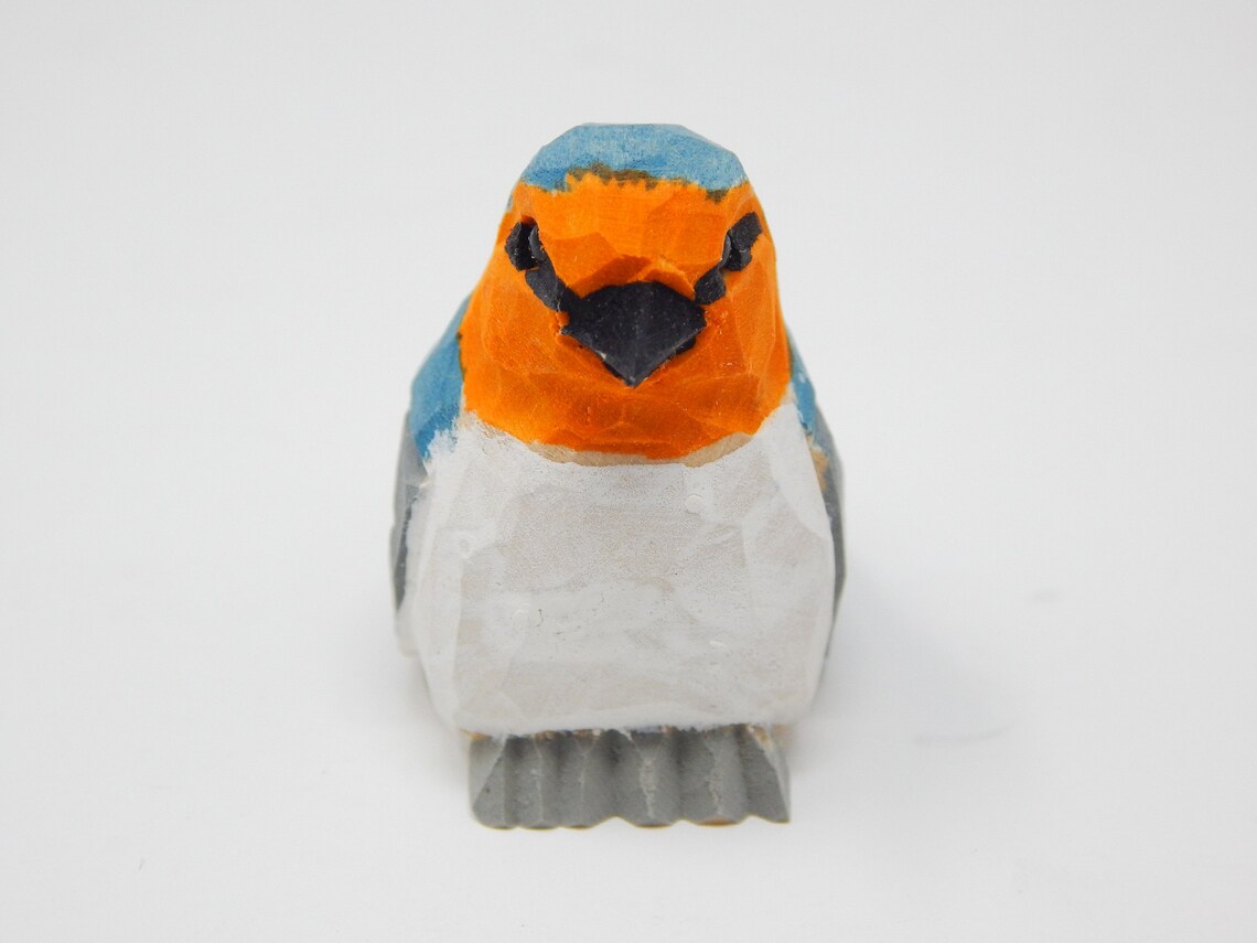 Barn Swallow Bird Figurine Home Decoration Art Statue Blue - Etsy