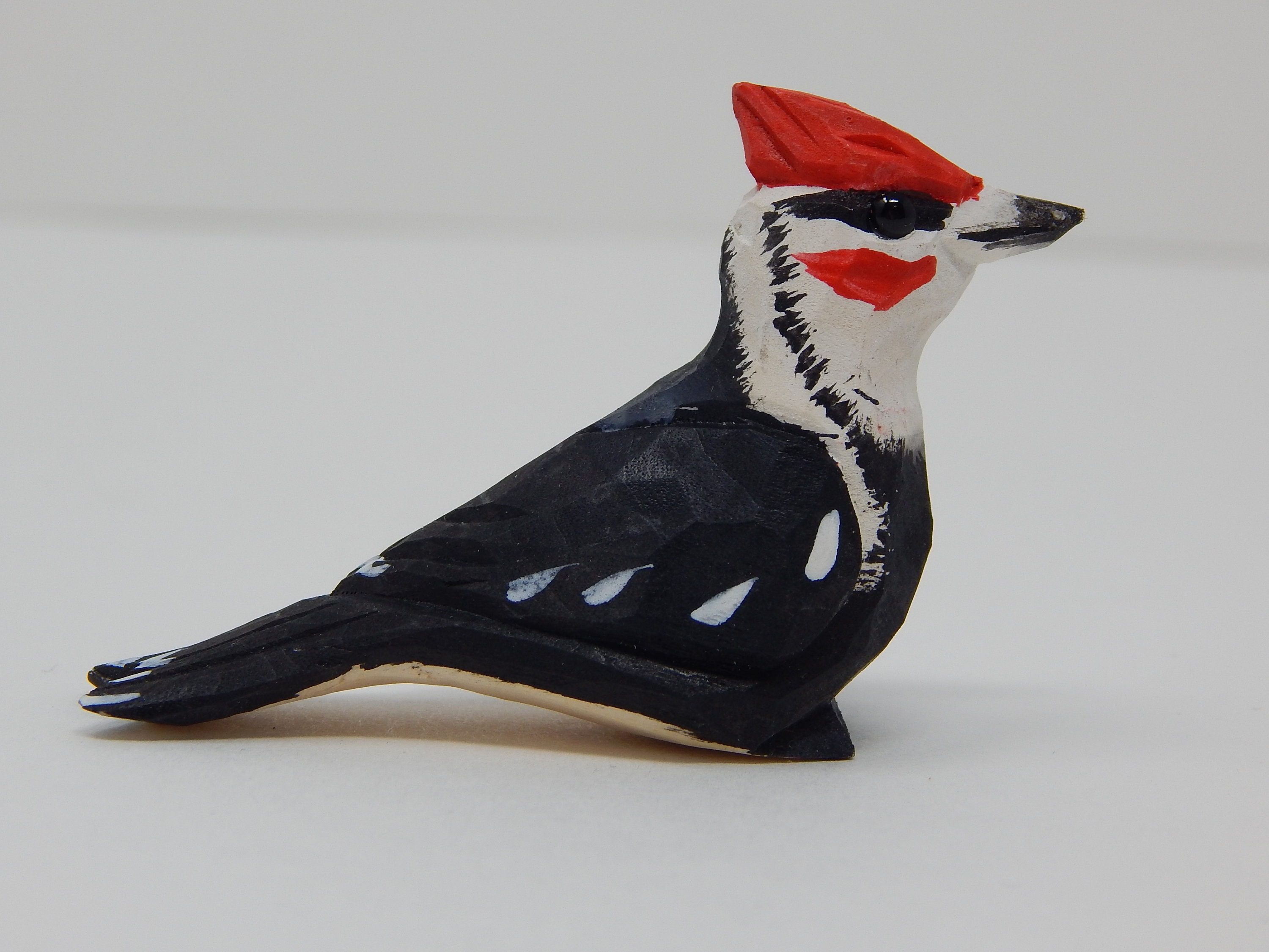 Woodpecker Wood Figurine Pileated Forest Common Woodland - Etsy