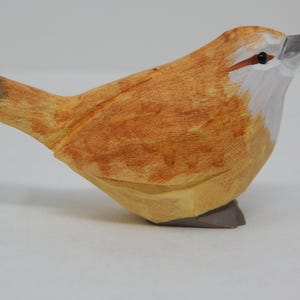 Wren Wooden Ornament | Hand-carved Bird Rustic Holiday Decor - Etsy