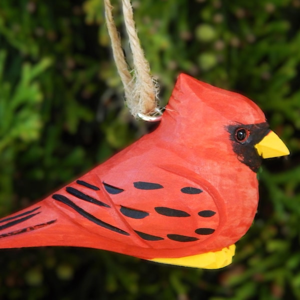 Red Bird Ornament - Etsy