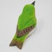 Hummingbird Wooden Figurine Ruby-throated Gift Decoration Handmade Bird ...