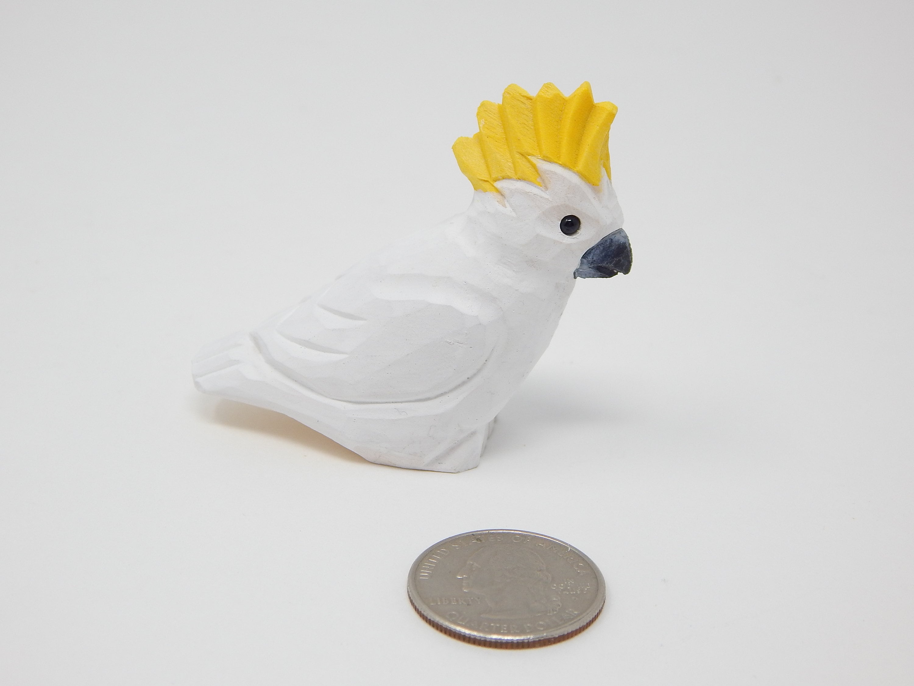 Cockatoo Figurine Decoration Parrot Tropical Pet Miniature - Etsy
