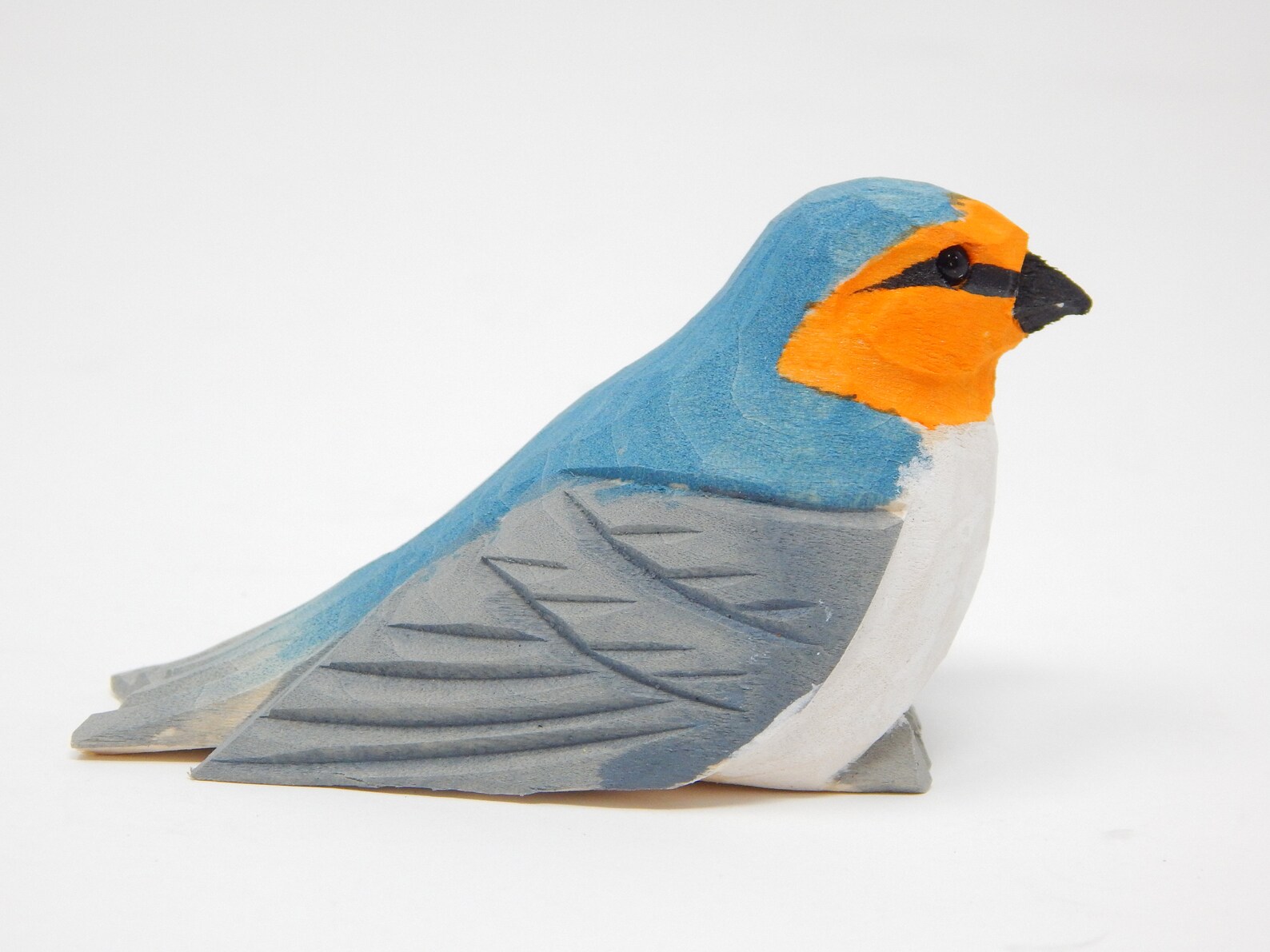 Barn Swallow Bird Figurine Home Decoration Art Statue Blue - Etsy