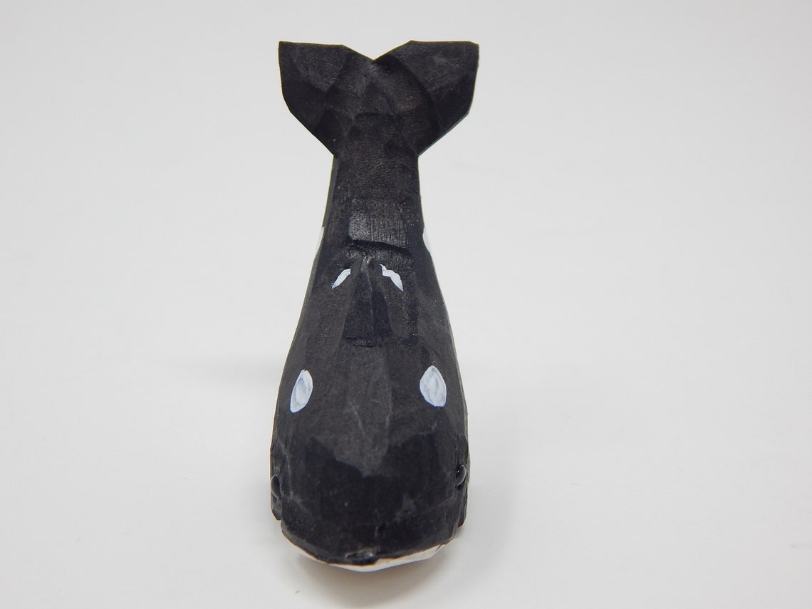 Orca Killer Whale Figurine Decoration Black Fish Statue Shamu | Etsy