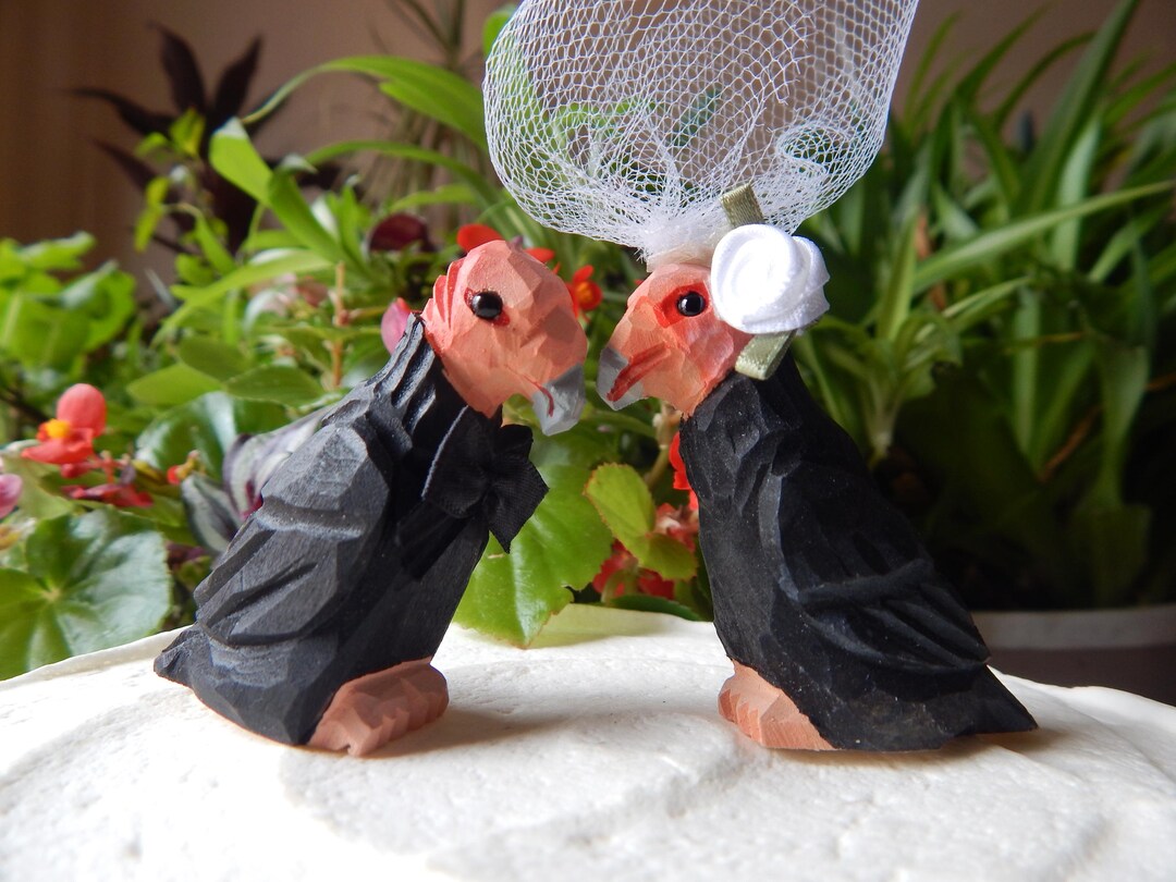 Condor Figurine Cake Topper Bride & Groom Wedding Engagement ...