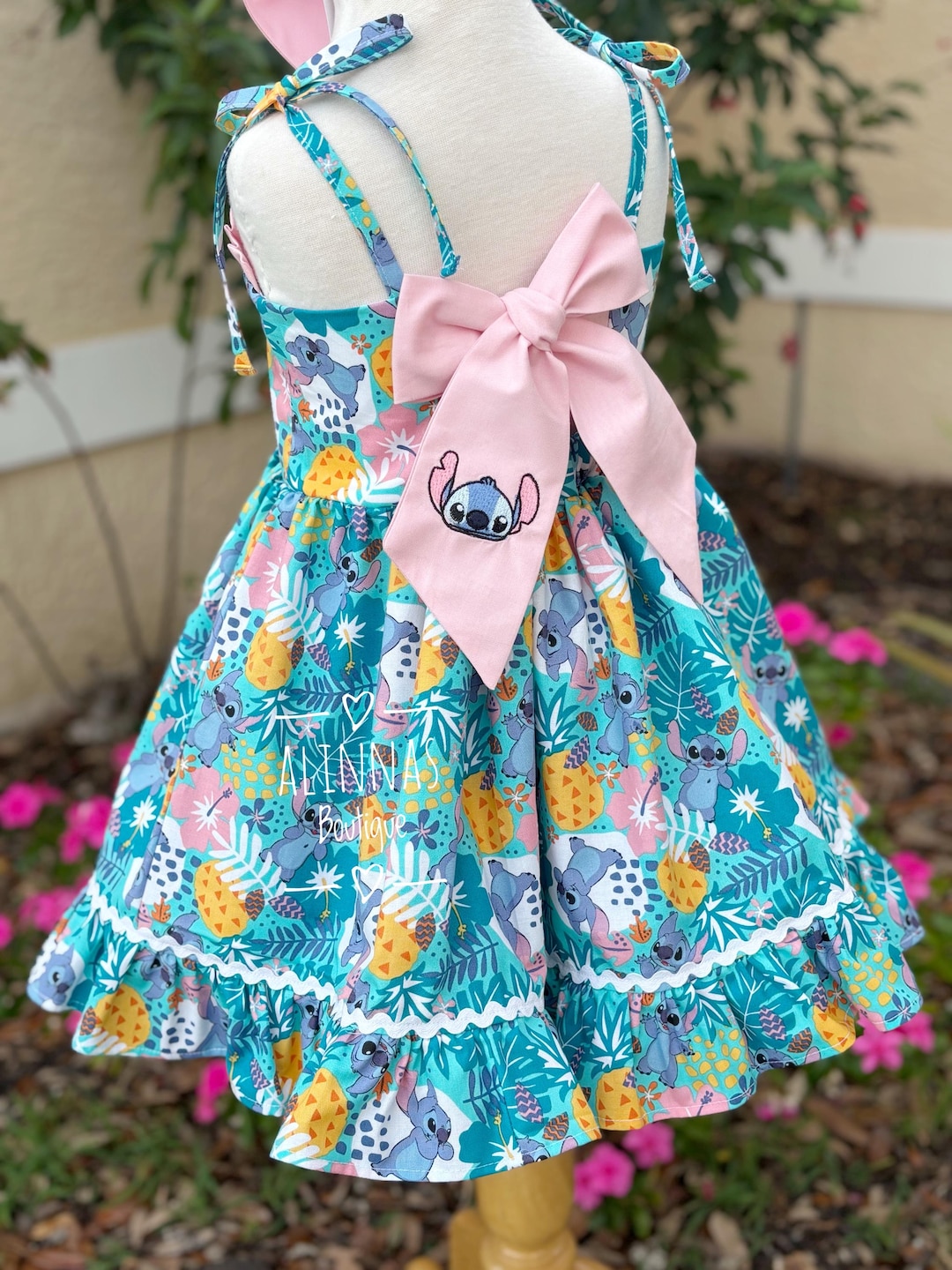 Stitch Inspired Dress Girl, Lilo and Stitch Dress for Toddler, Summer ...