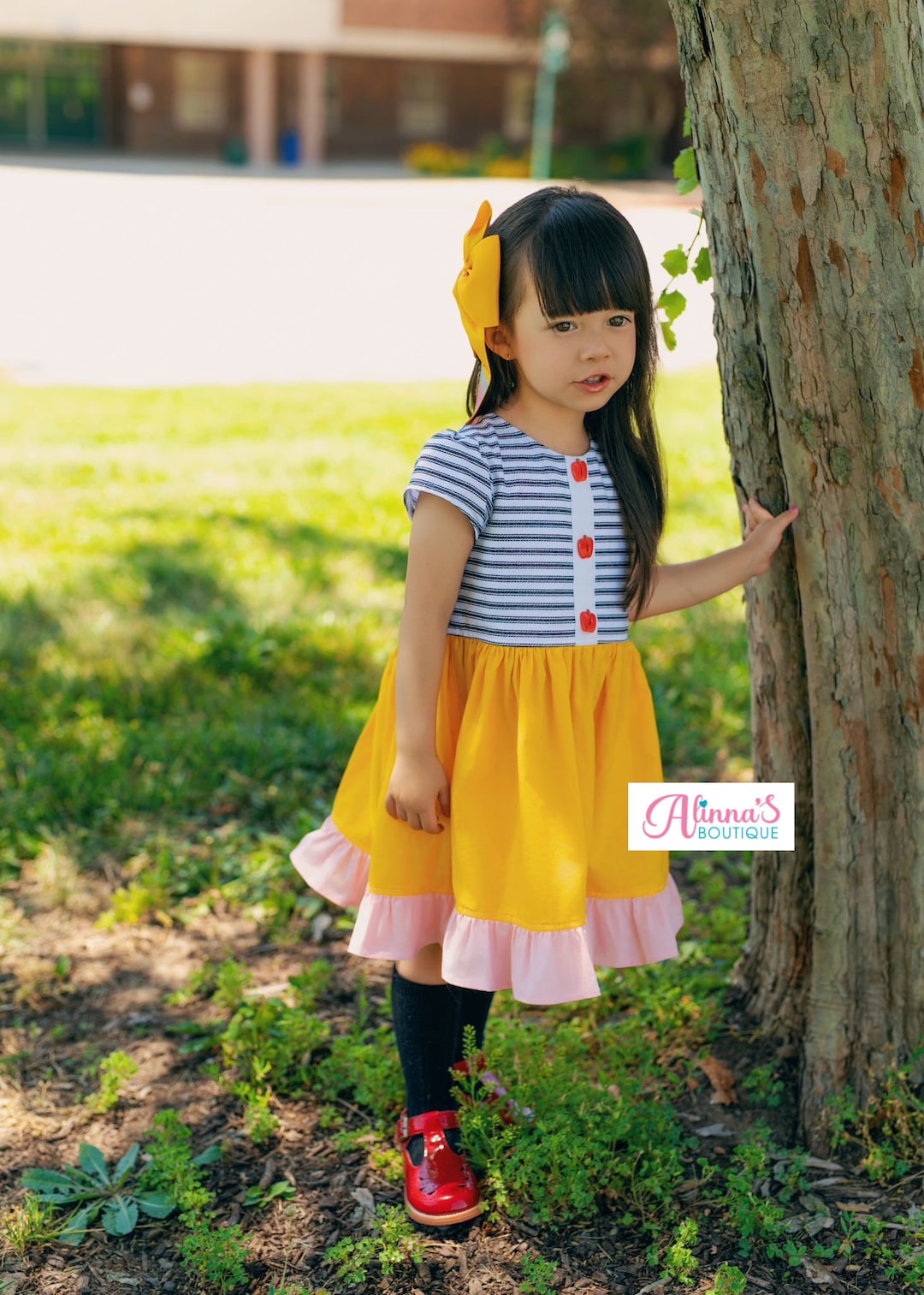 Back to School Dress Girl, Back to School Outfit, 1st Day of School ...