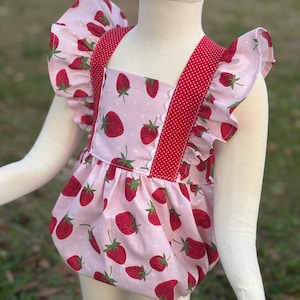 Strawberry Baby Romper, Strawberry Birthday Party, One Berry Birthday ...