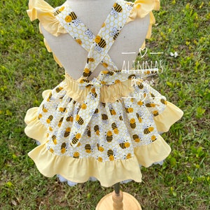 Bee Toddler Dress, First Birthday, Bee Toddler Dress, Bee Birthday ...
