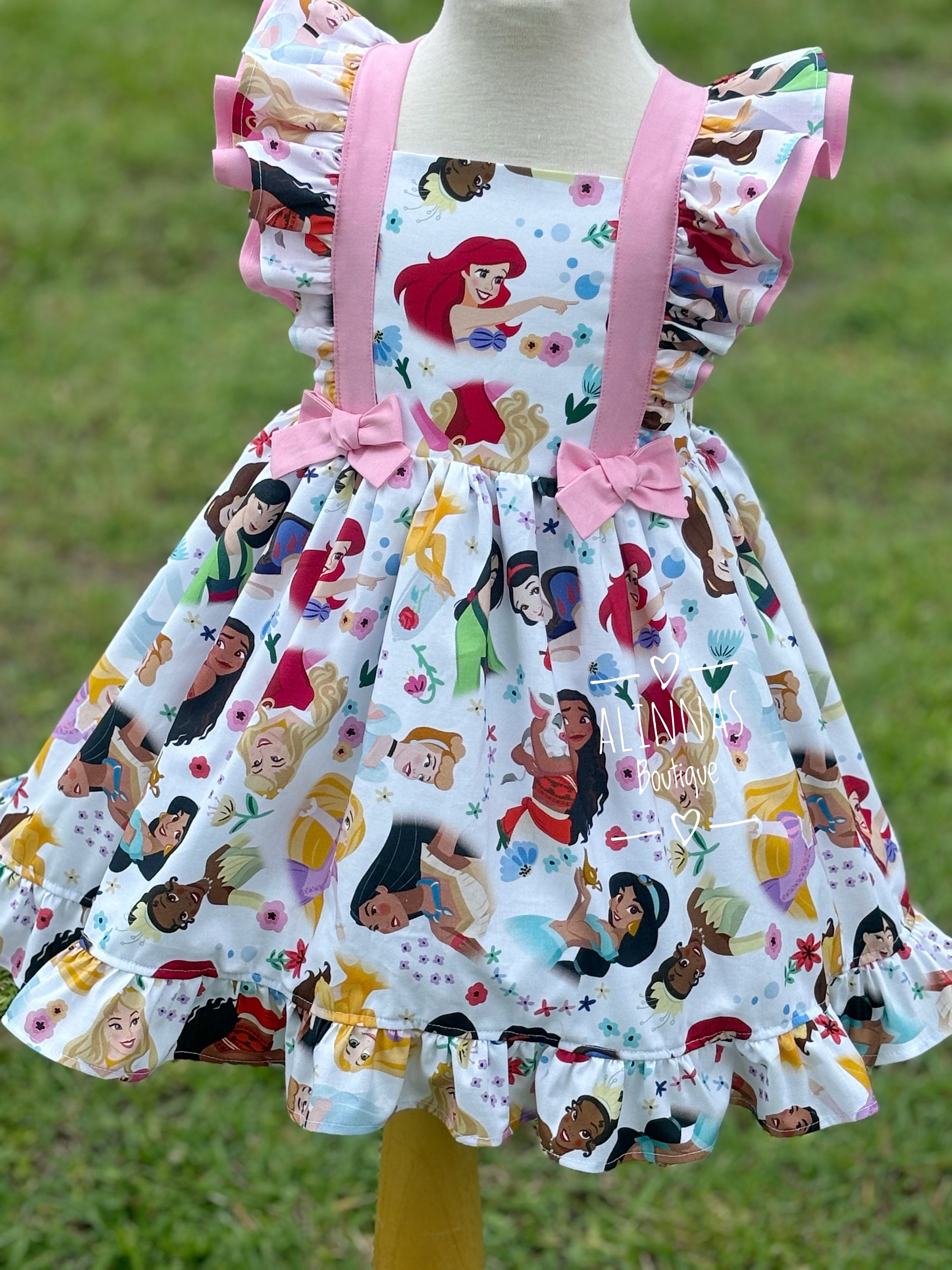 Princess Dress Girl, Princess Inspired Dress for Toddler, Cartoon Dress ...