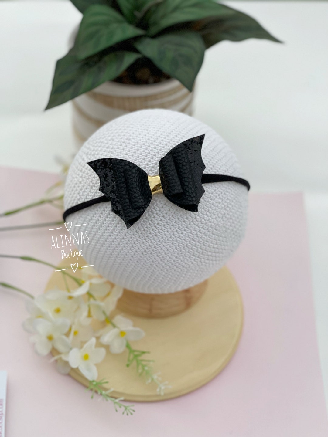 Bat Pigtail Bows Bat Hair Bows Halloween Hair Bows Hair - Etsy