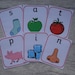 Phase 2 Phonics Flashcards With Images Starting School Early Learning ...