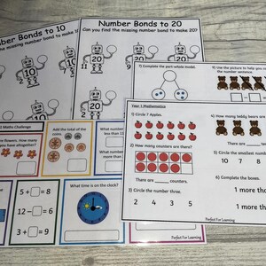 Year 1 Learning Pack - Etsy UK