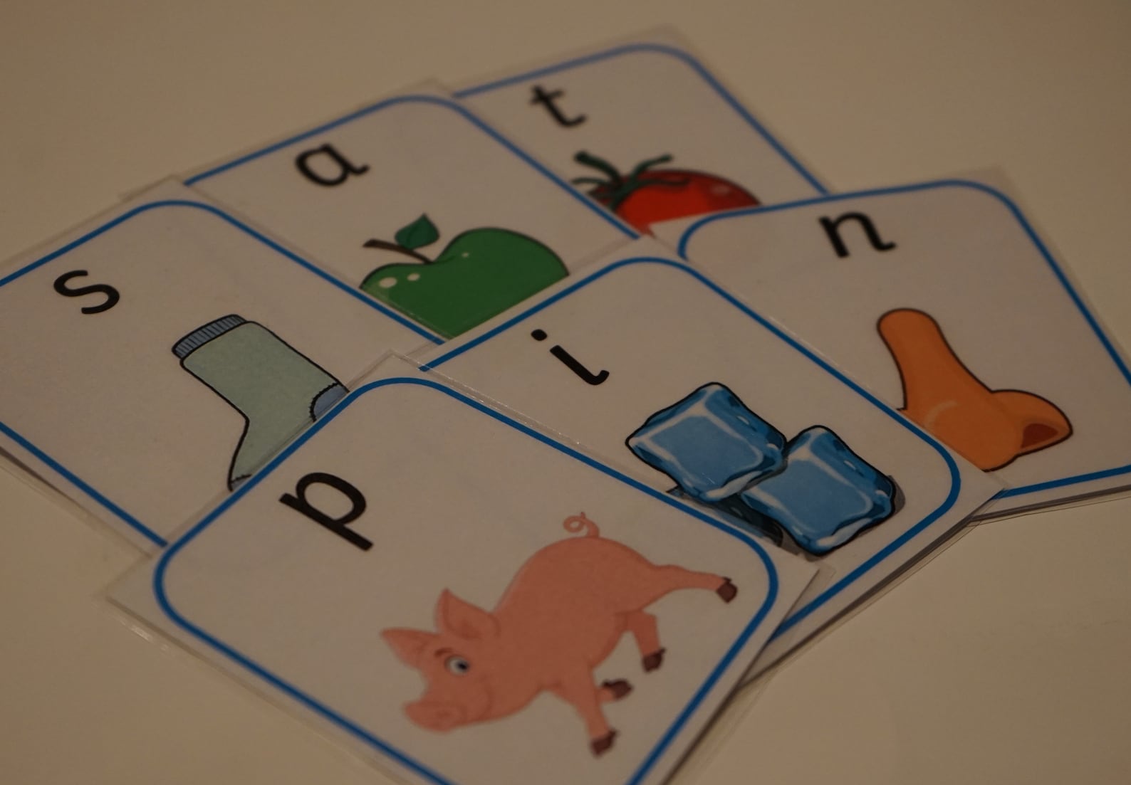 Phase 2 Phonics Flashcards With Images Starting School Early Learning ...
