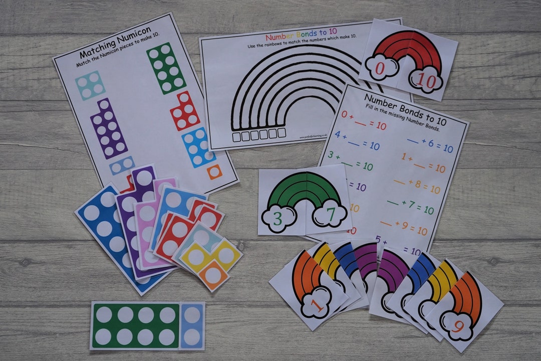 Number Bonds to 10 - Activity Pack - Etsy UK
