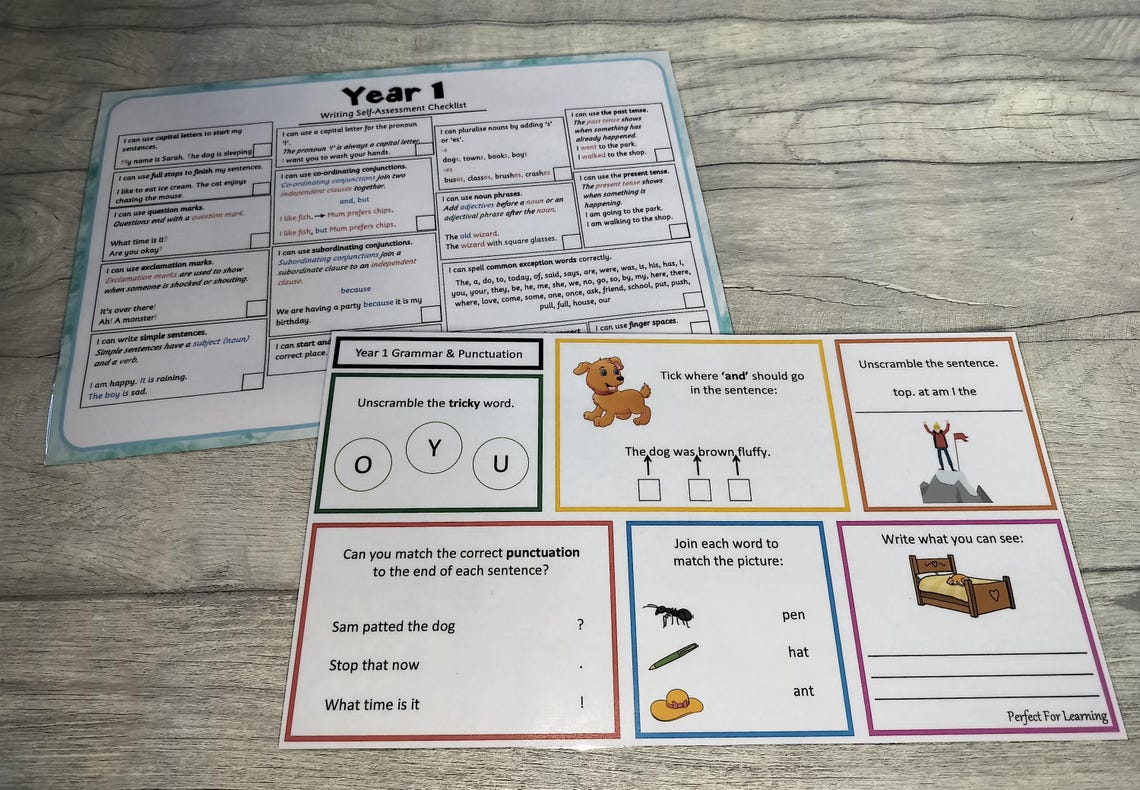Year 1 Learning Pack - Etsy UK