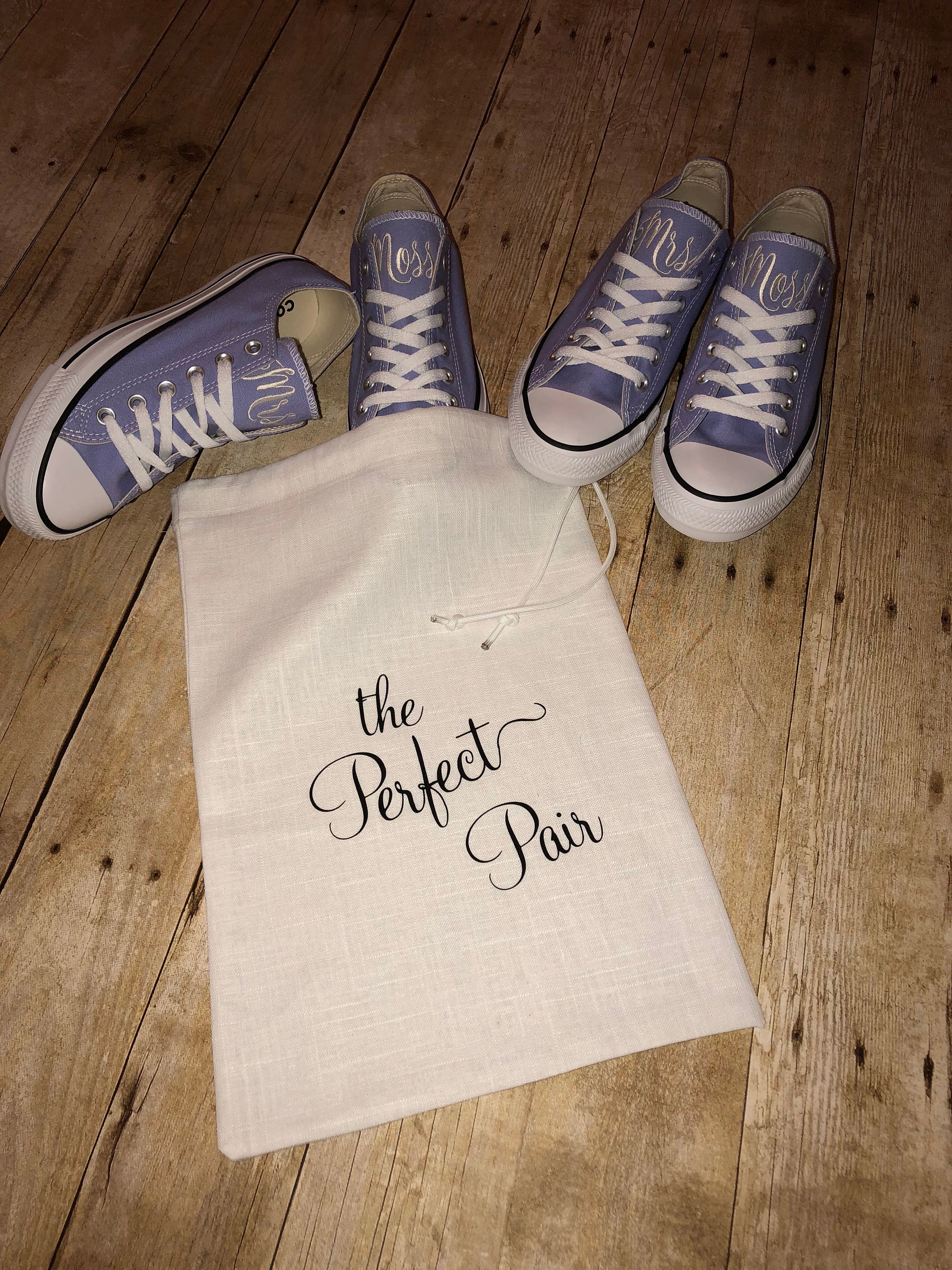 Custom Bridal Shoe Bags / Wedding Shoe Bag / Bridal Party Shoe | Etsy