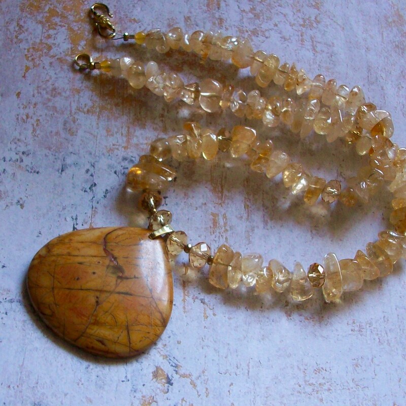 Big Pendant Necklace - Etsy