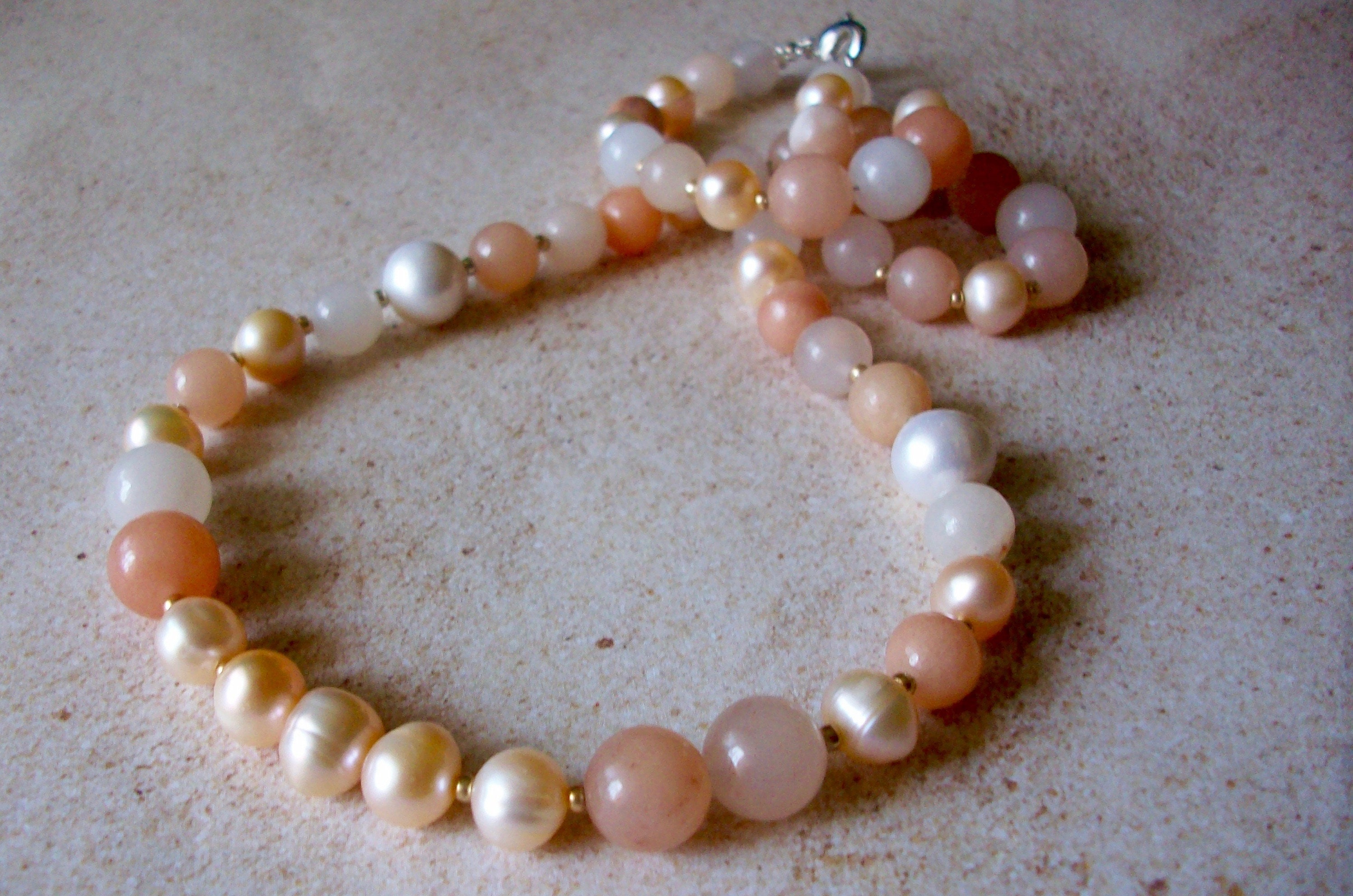 Pink Opal Bracelet October Bracelet Wrap Rose Gold Pearl - Etsy UK
