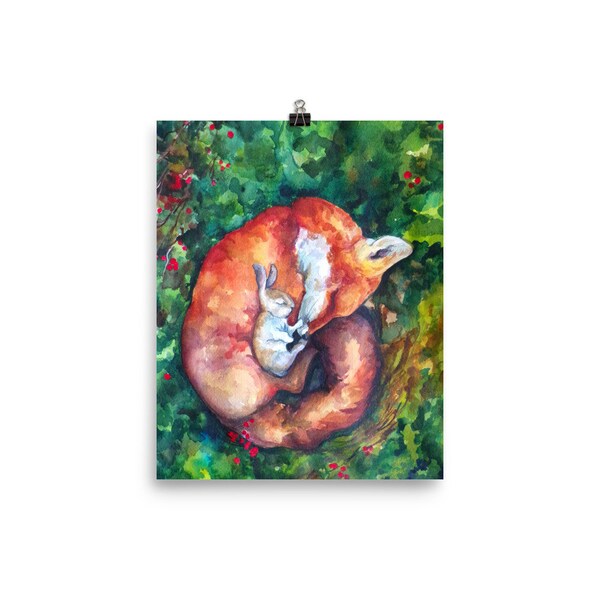Fox and Rabbit - Etsy