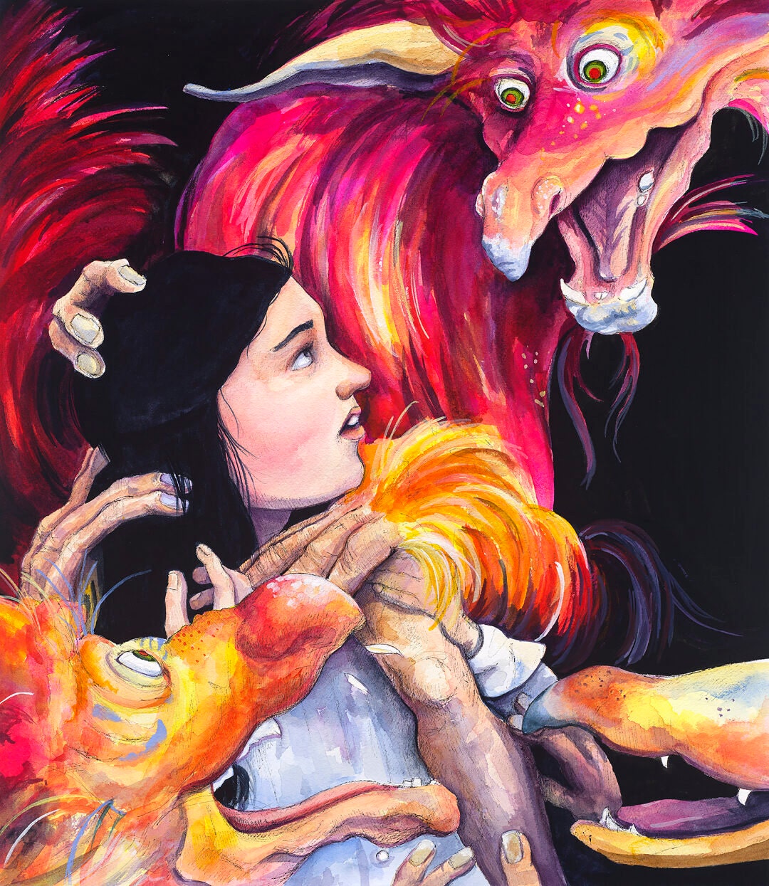 Labyrinth Original Watercolor Painting - Etsy