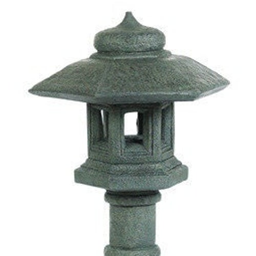 Solid Rock Stoneworks Curved Rock Lantern 27in Tall Preaged - Etsy