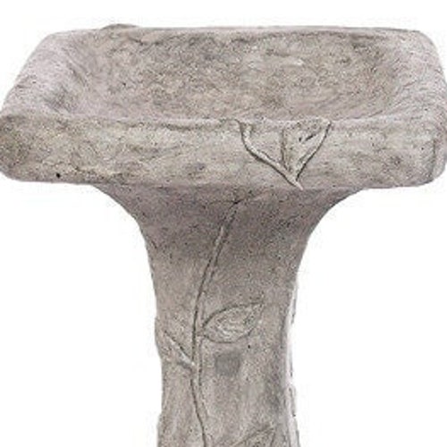 Solid Rock Stoneworks Hummingbird Birdbath 27in Tall - Etsy