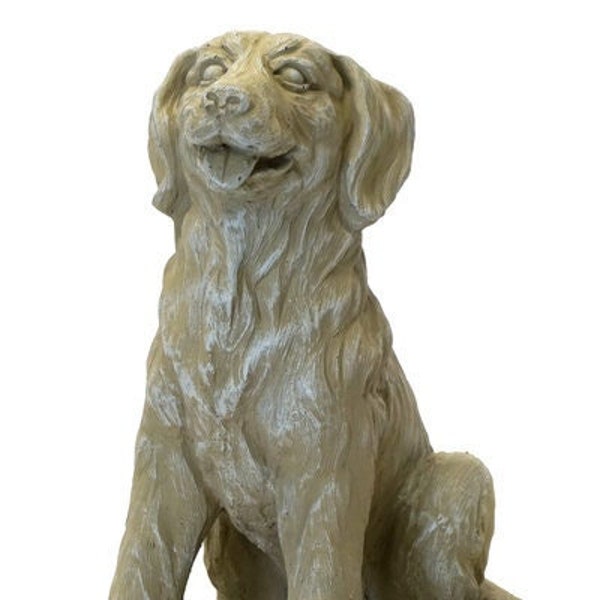 Golden Retriever Statue Outdoor - Etsy