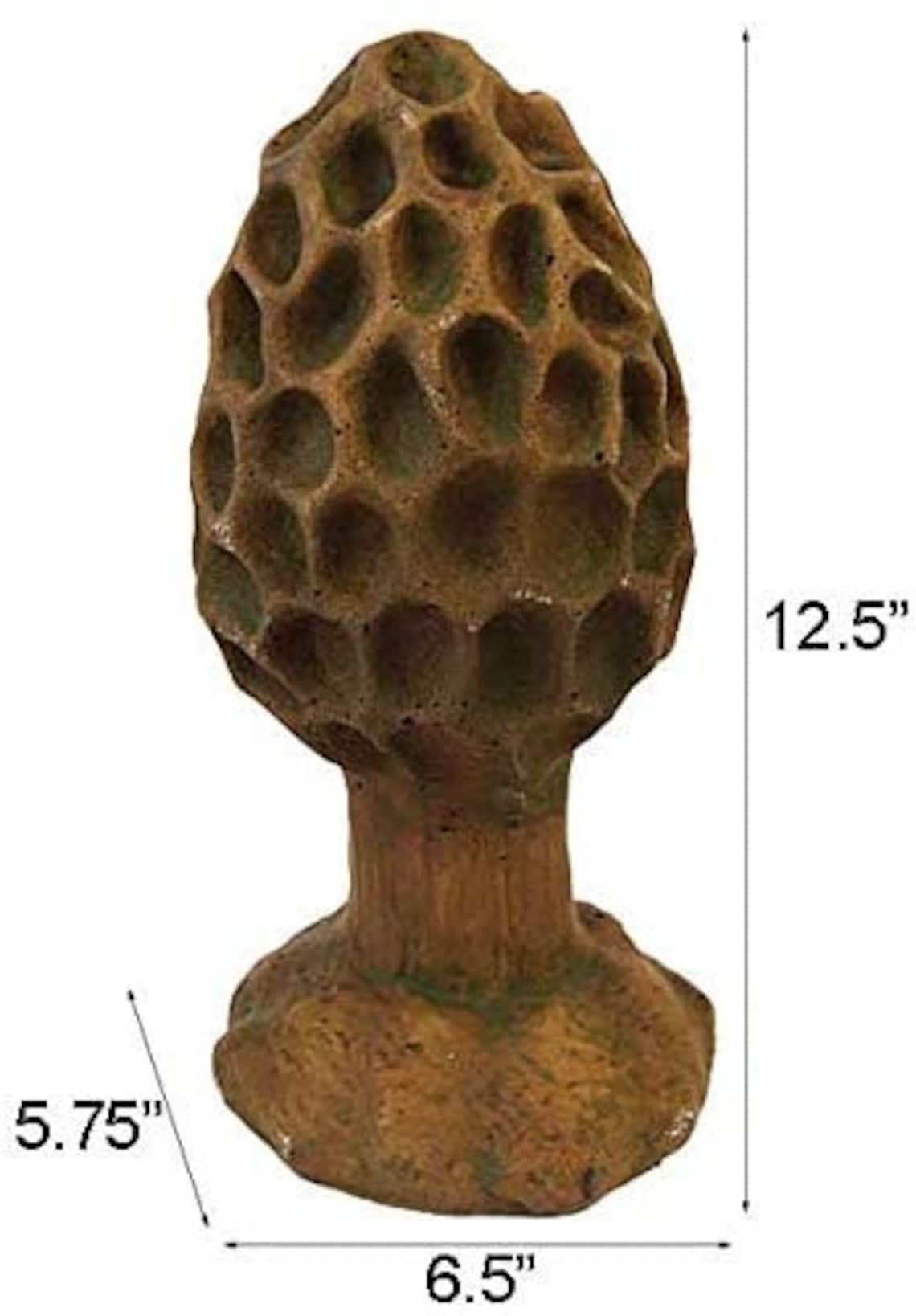 Solid Rock Stoneworks Morel Mushroom- 13in Tall - Etsy