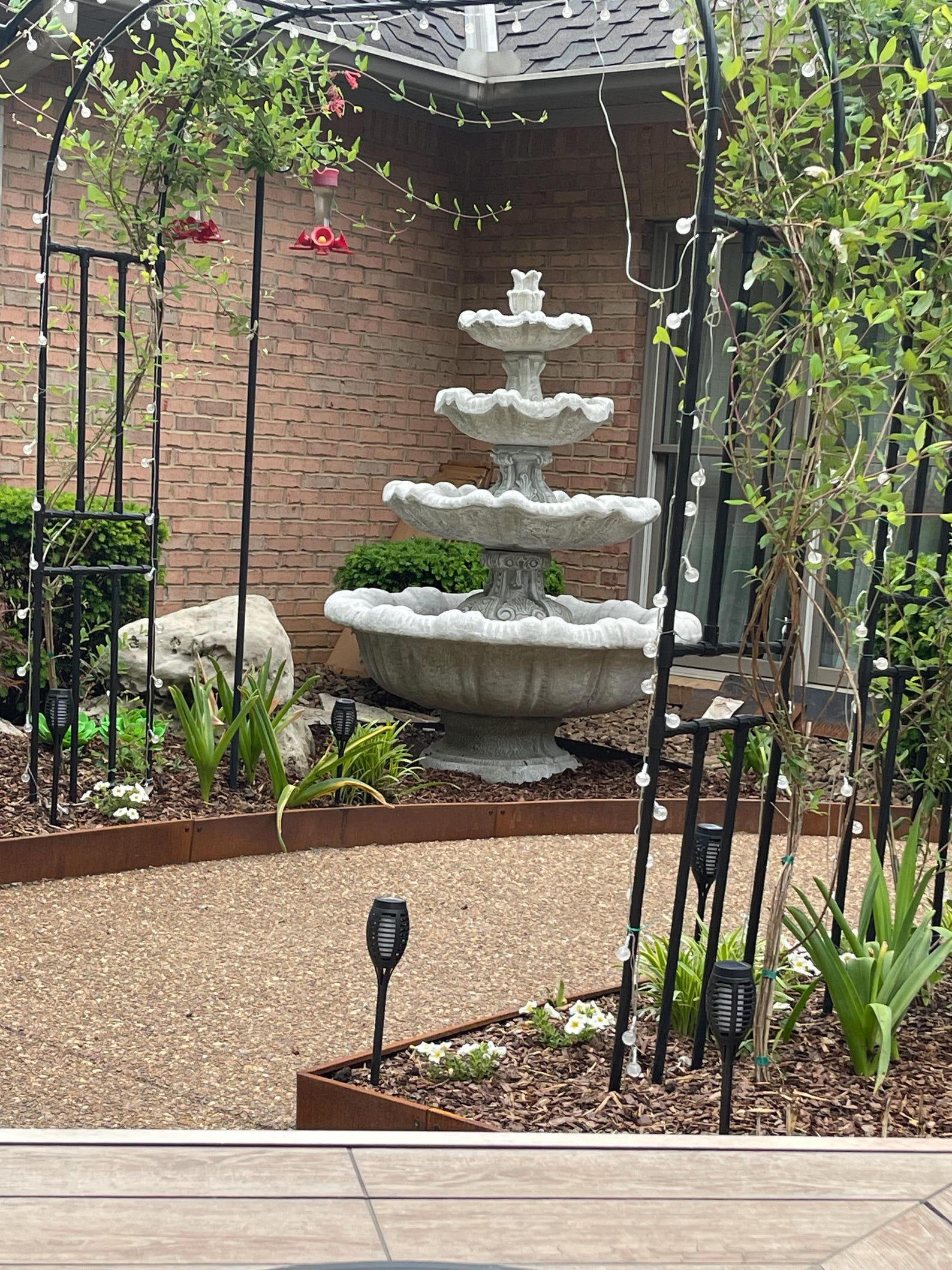 Solid Rock Stoneworks Extra Large 4 Tier Fountain- 70" Tall - Etsy