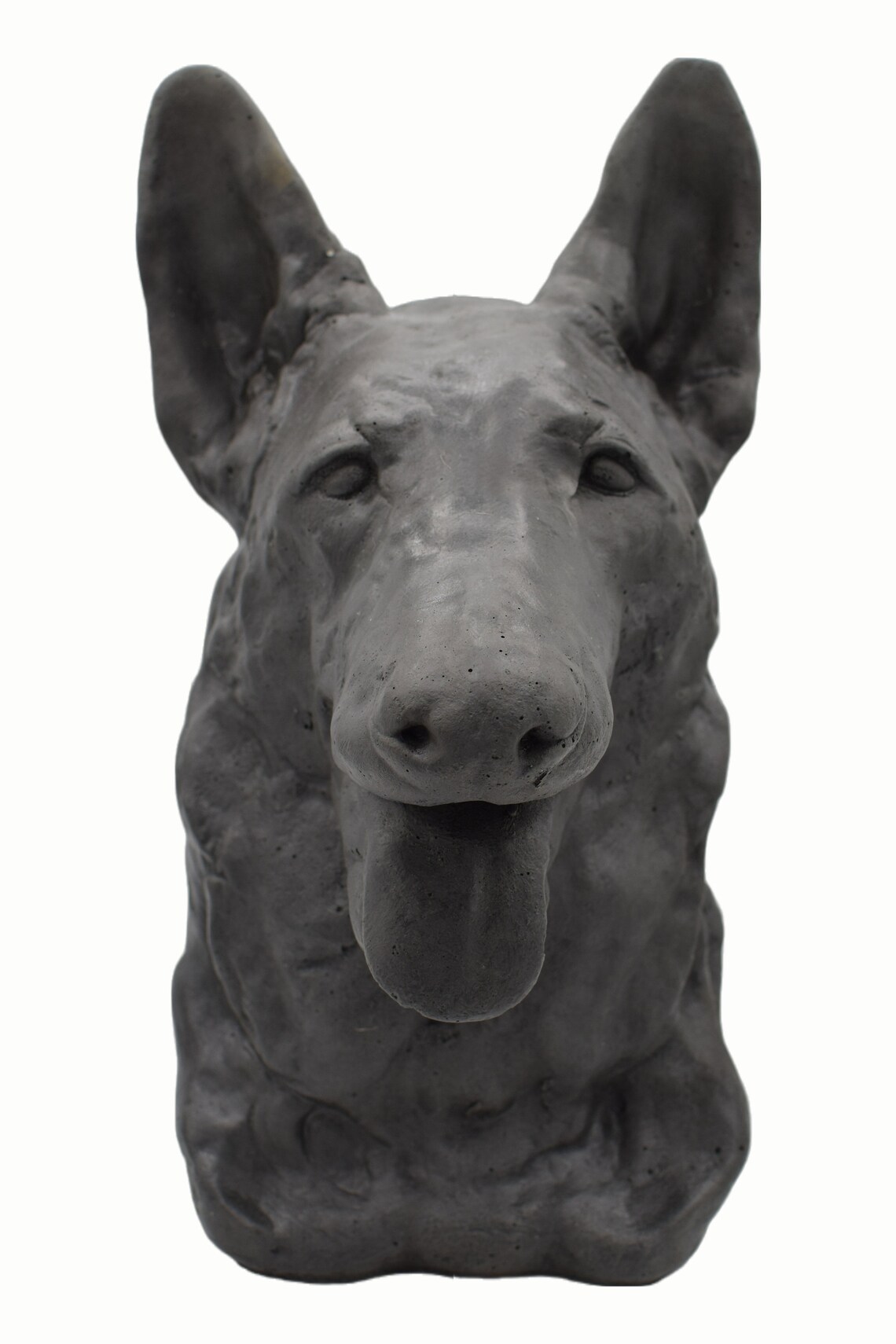 Solid Rock Stoneworks German Shepherd Bust- Graphite - Etsy