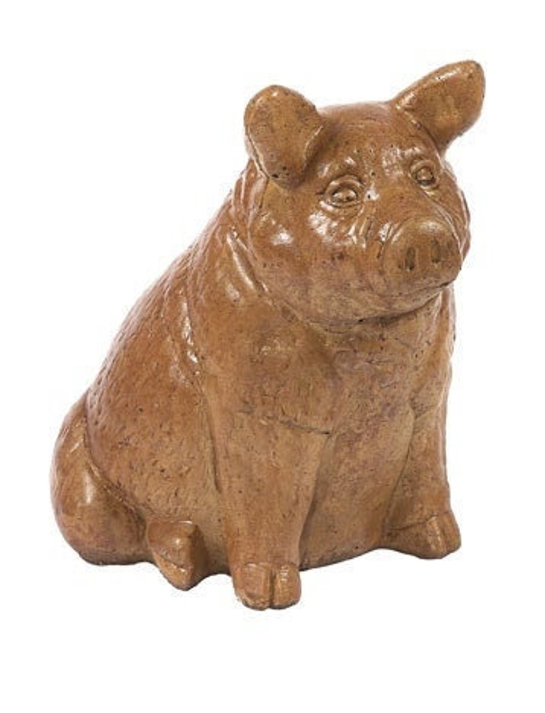 Solid Rock Stoneworks Md Sitting Pig- 12in Tall- Autumn Wheat - Etsy